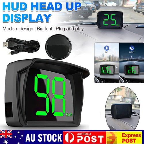 Car DigitLQ GPS Speedo Speed KMH HUD Head Up Display Speedometer USB ...