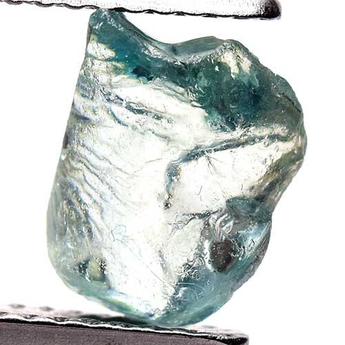 TOP IF FLAWLESS 2.55ct HEATED BLUE ZIRCON ROUGH 100%NATURAL FACET NR ...