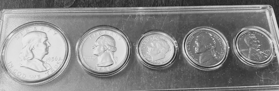 1956 U.S. Silver Proof Set in Whitman Holder, Free Shipping | eBay