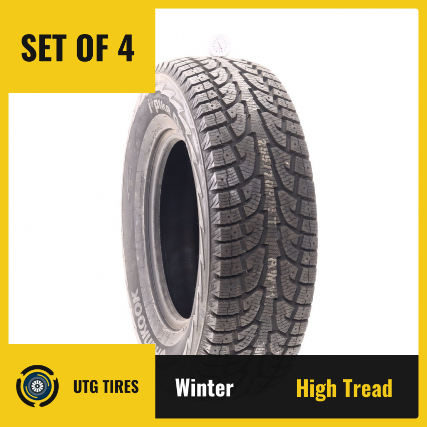 Set of (4) Used 255/70R16 Hankook iPike RW11 111T - 12.5-13/32 | eBay