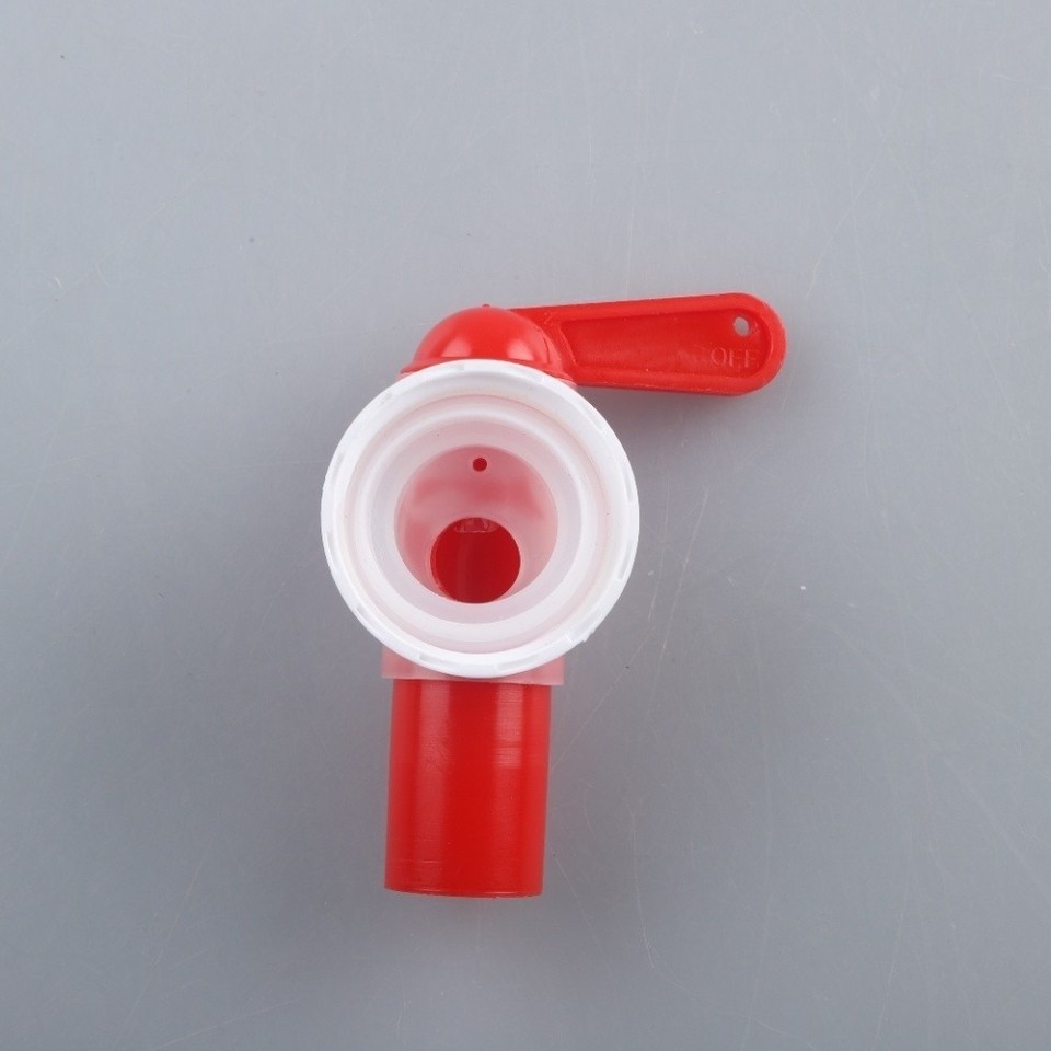 DN36 PP Plastic Faucet with Red White Design for Nutrient Solution ...