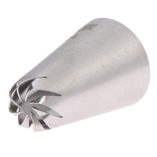 1Pc #108 Russian Drop Rose Icing Piping Nozzles Stainless Steel Flower ...
