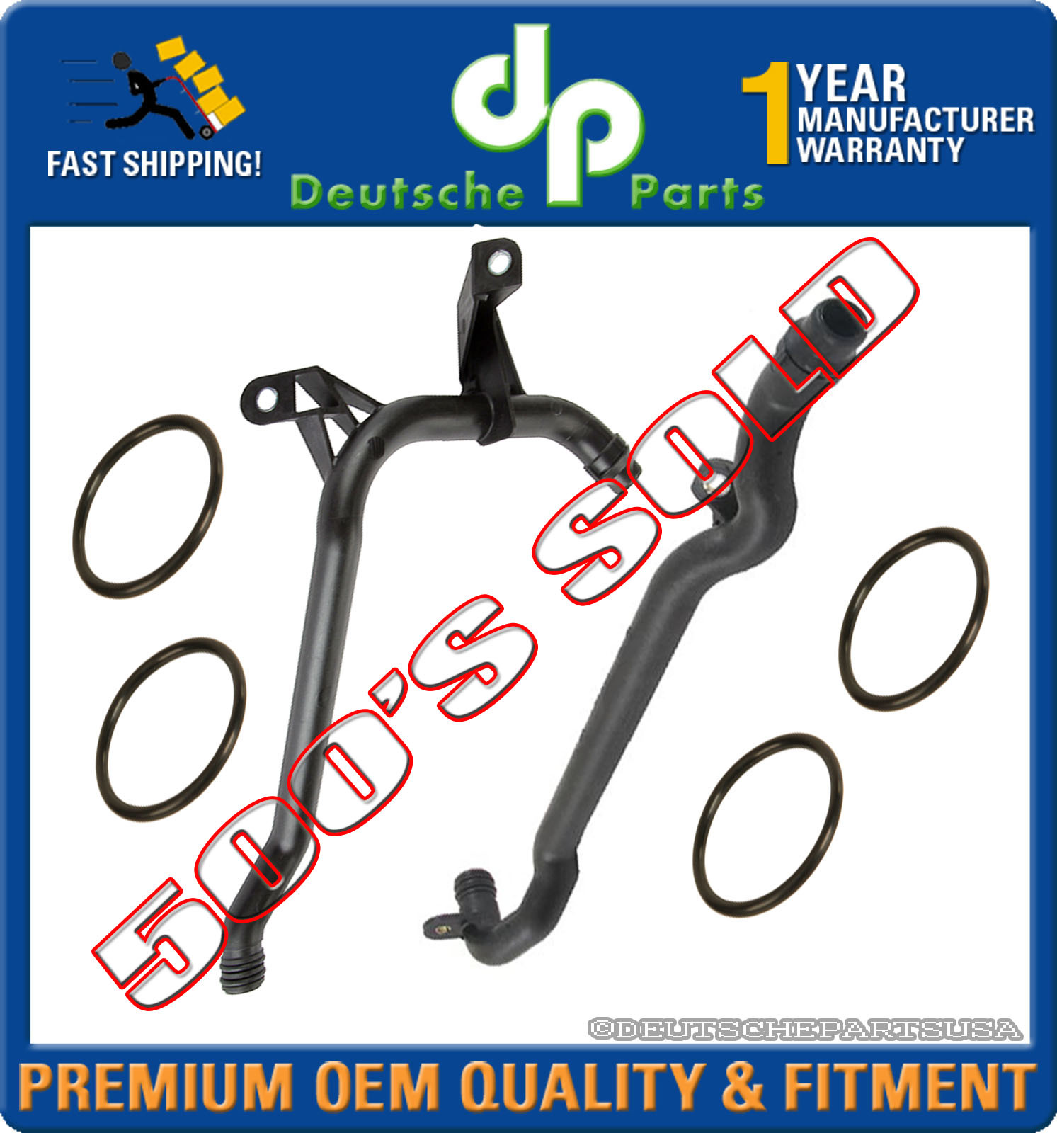 WATER + ENGINE HEATER INLET COOLANT PIPE 11531705210 + 11537502525 For ...