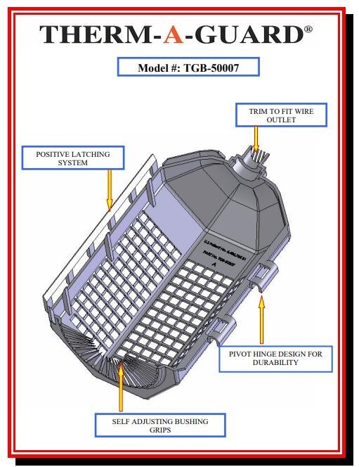 Therm-A-Guard Wildlife Protector - Bushing Covers -Utility Animal ...