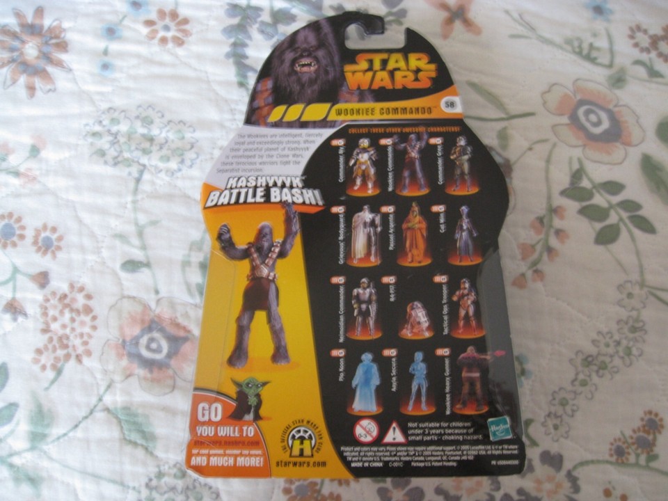 STAR WARS REVENGE OF THE SITH #58 WOOKIE COMMANDO KASHYYYK BATTLE BASH ...
