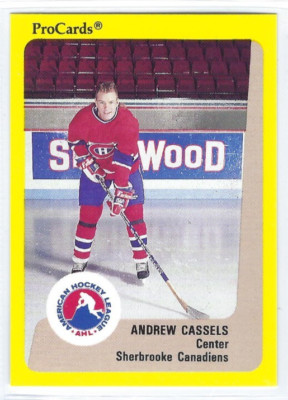 1989-90 ProCards Sherbrooke Canadiens #191 Andrew Cassels | eBay