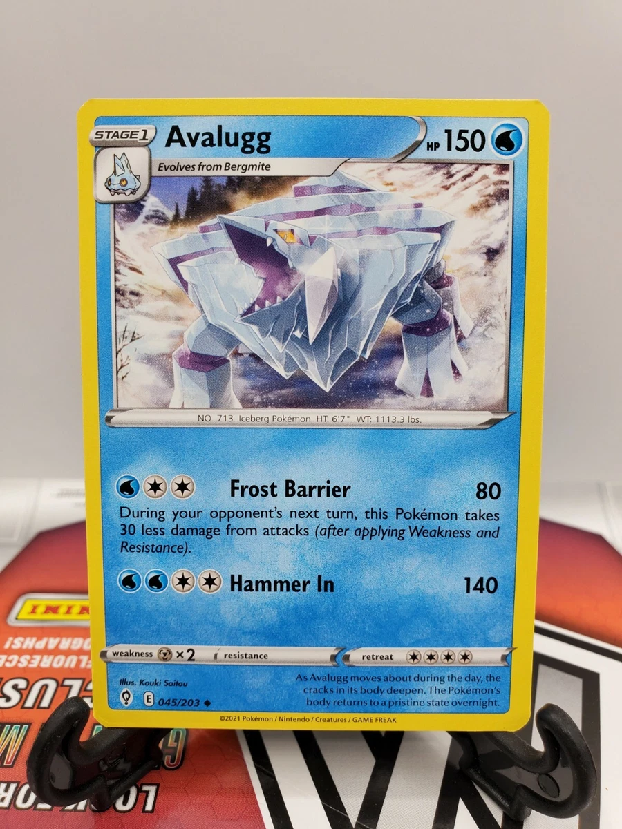 Avalugg Pokemon Card