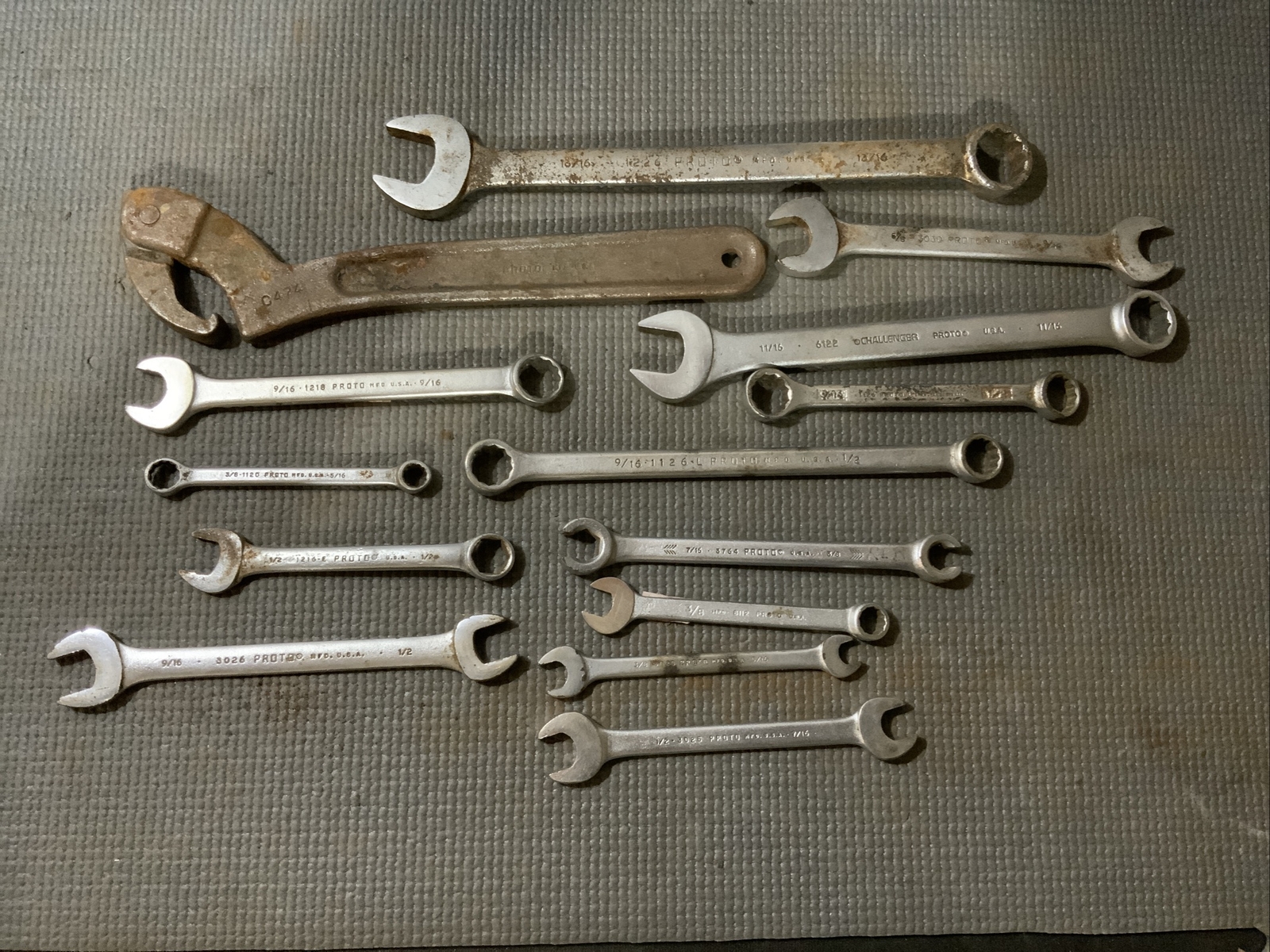 VINTAGE PROTO CHALLENGER PROTO PROFESSIONAL PROTO WRENCHES BOX END ...