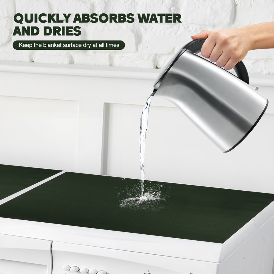 Dust Covers for Kitchen Appliances Laundry Topper Washer and Dryer ...