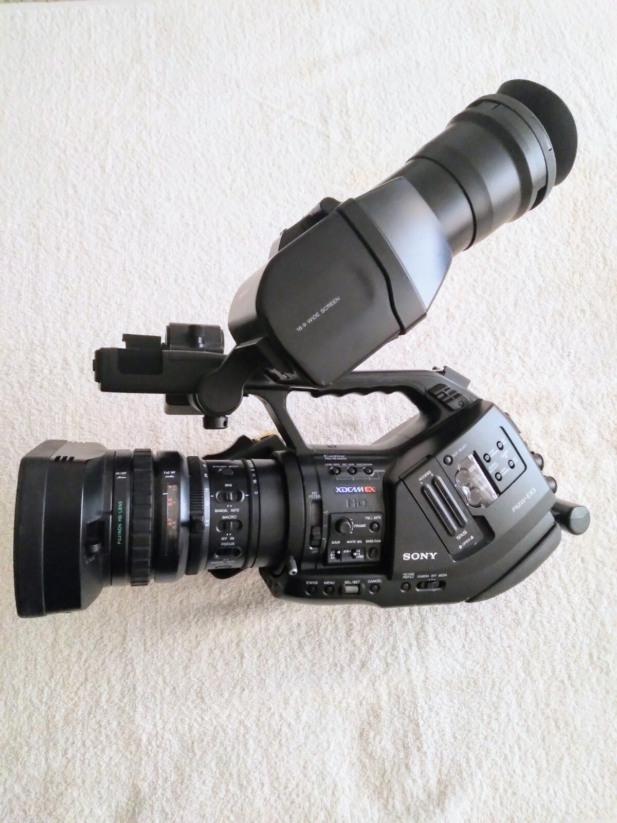 Sony PMW-EX-3 XDCAM EX Full HD Professional Broadcast Camcorder (Low ...