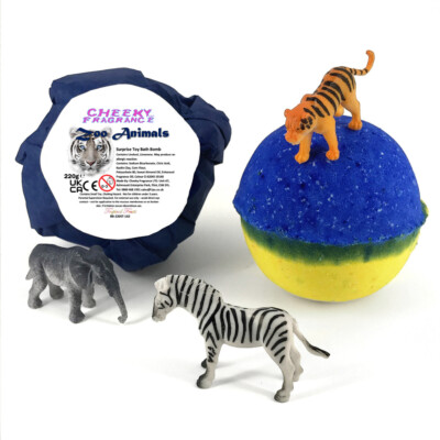 Zoo Animal Tropical Fruits Scented Surprise Toy Bath Bomb | eBay