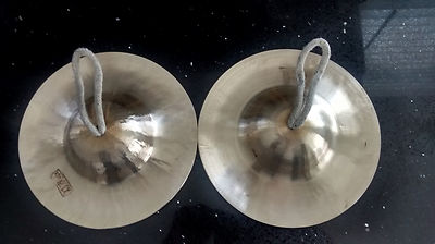Hand Cymbals (pair) medium sized - 中京镲一对 typically found in Peking ...
