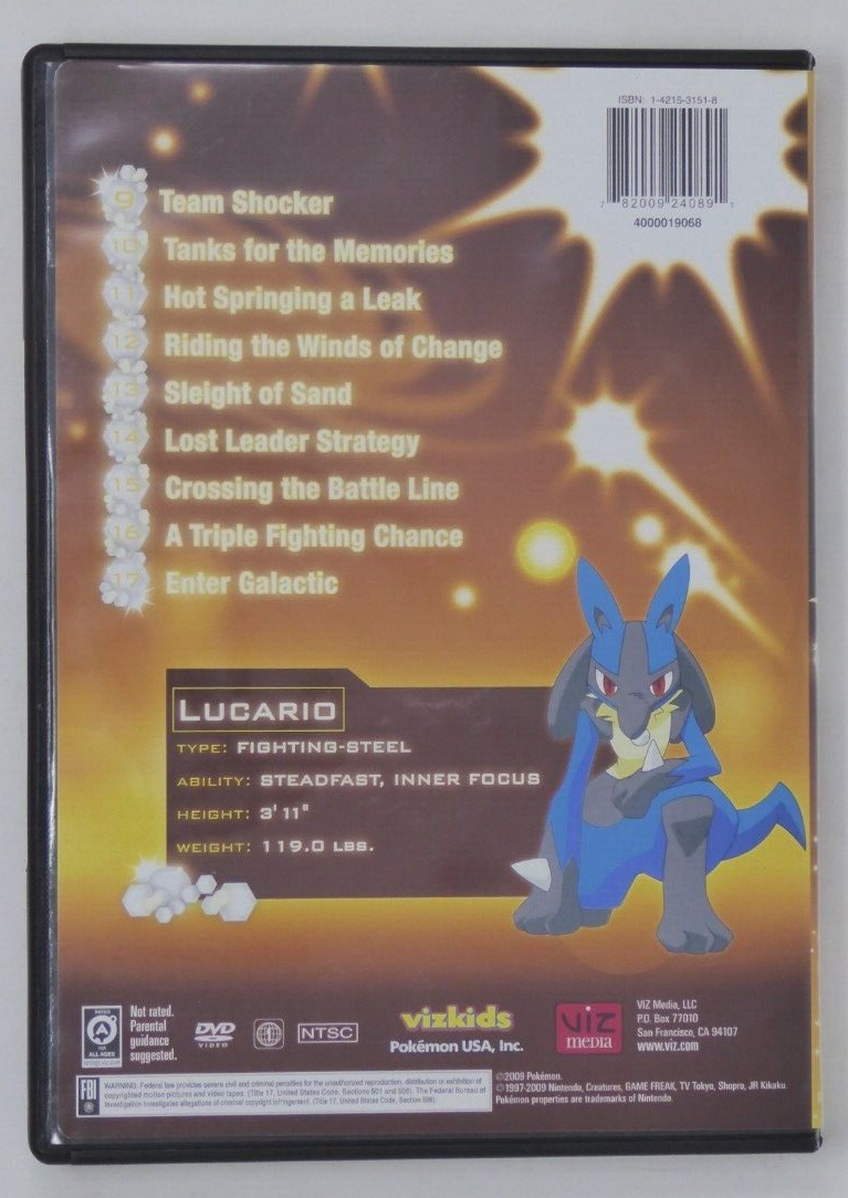 Pokémon: Diamond and Pearl: Battle Dimension: Volume 2 (DVD, 2009 ...
