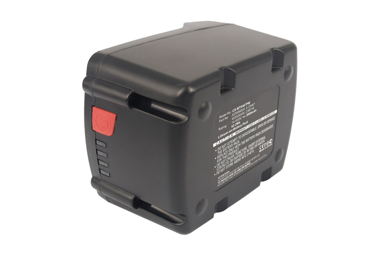 3000mAh 14,4V Akku für Metabo SSW 14.4 LT 6.02126.50, 6.25454, 6.25467 ...