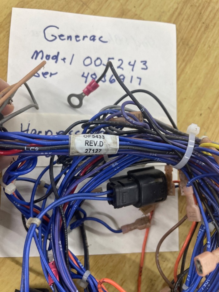 0F5433 GENERAC GENERATOR PANEL WIRING HARNESS | eBay