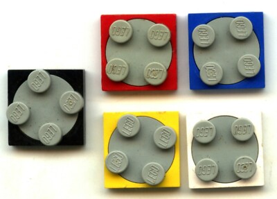 LEGO : 5 PLAQUES TOURNANTES - Couleurs panachées - réf 3679/3680 - BJ3 ...