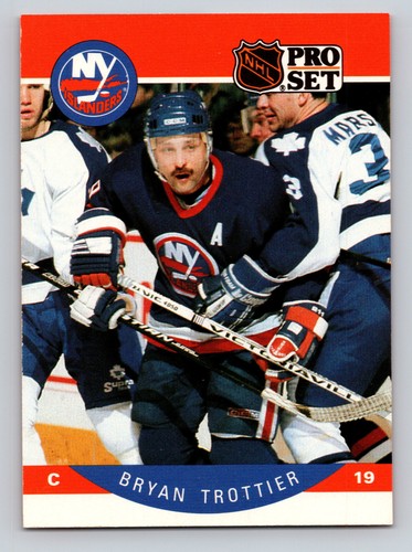 1990 PRO SET #192 Bryan Trottier NHL Trading Card NY Islanders Hockey ...