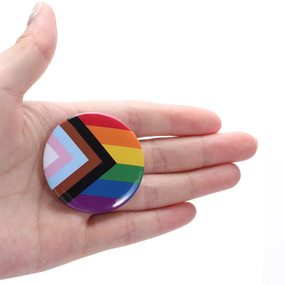 Für Schmuck Lapel Tinplate Pins Pin Collar Gay Badge Lgbt Besen Rainbow