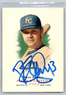 Ryan Shealy 2007 Allen & Ginter #67 Signed IP (In Person) Auto ...