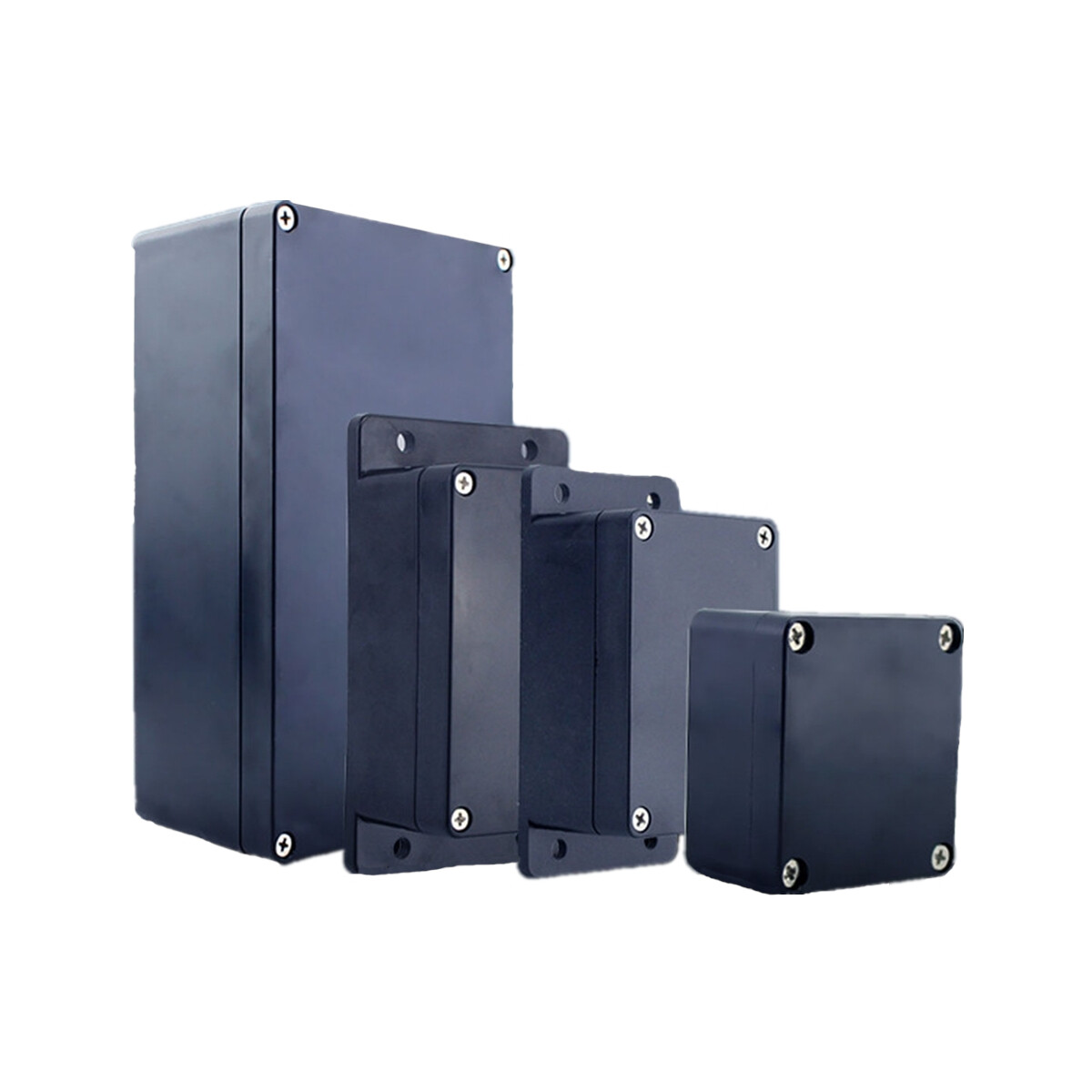 ABS Black Plastic Electronics Project Box Enclosure Hobby Case With ...