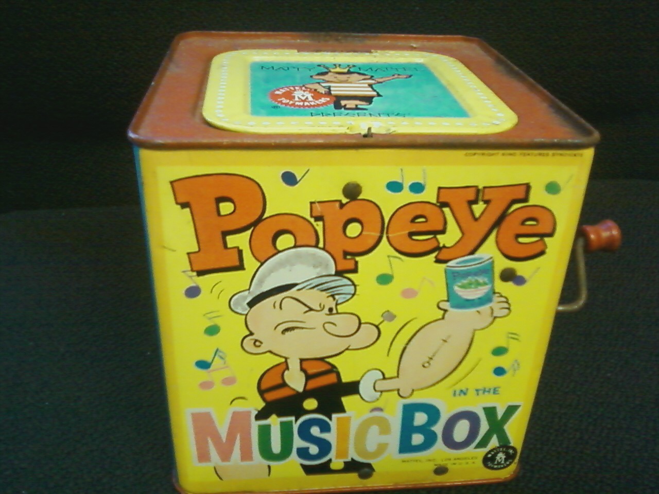POPEYE MUSIC JACK IN THE BOX BY MATTEL INC. VINTAGE, 1951-53, | eBay