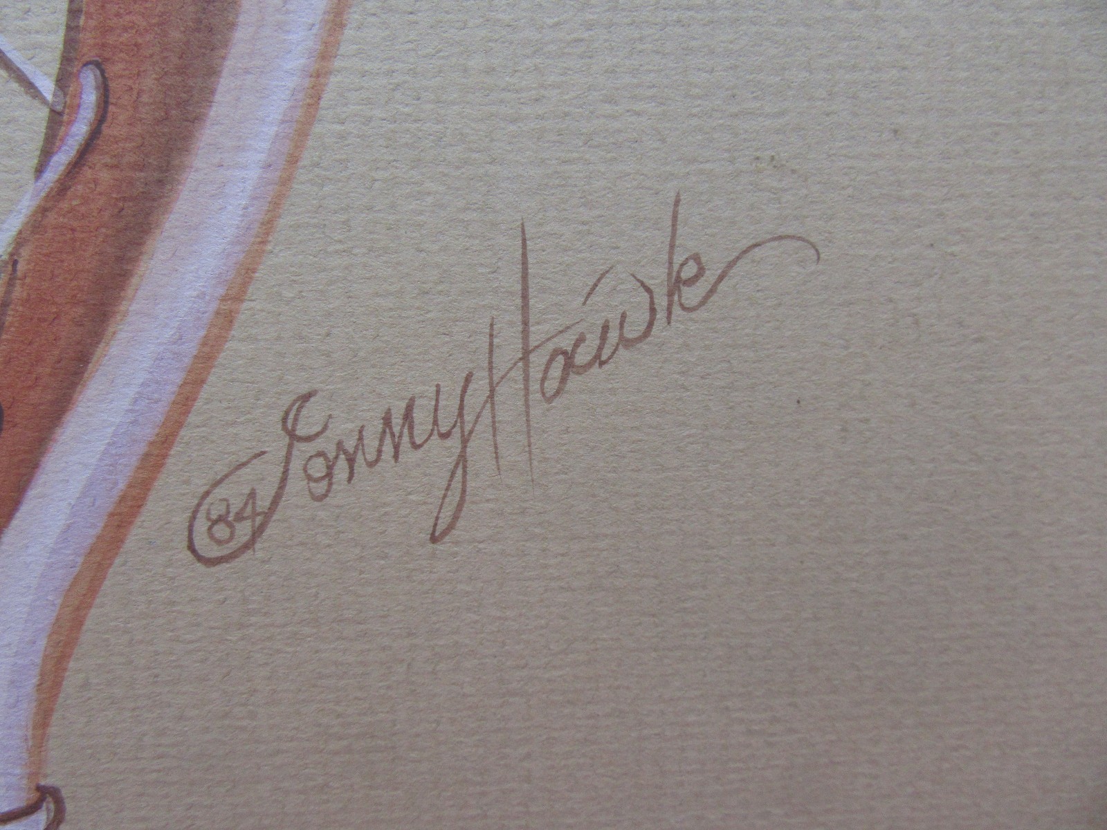 Original Jonny Hawk Native American Water Color "Spirit of Stickball ...