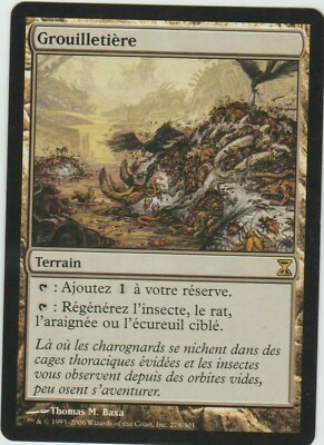 Grouilletiere / Swarmyard FRENCH Excellent Condition Time Spiral magic ...