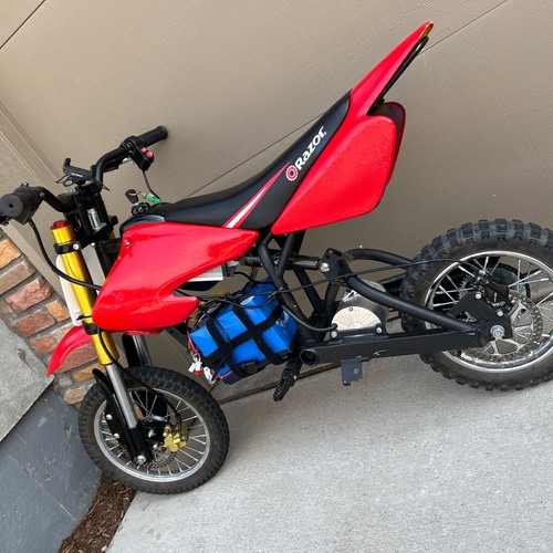 Upgraded Razor MX650 Dirt Bike Electric-Powered 72v 20ah 3500w 46MPH ...