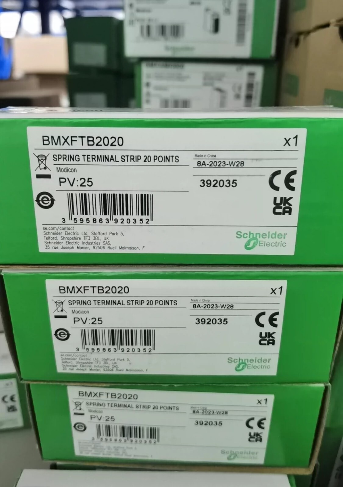 BMXFTB2020 brand new original programmable controller PLC module, free ...