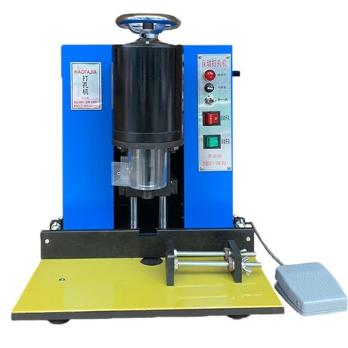HFJ-01 Automatic Punching Machine for Tag Handbag Plastic Sheet Cloth ...