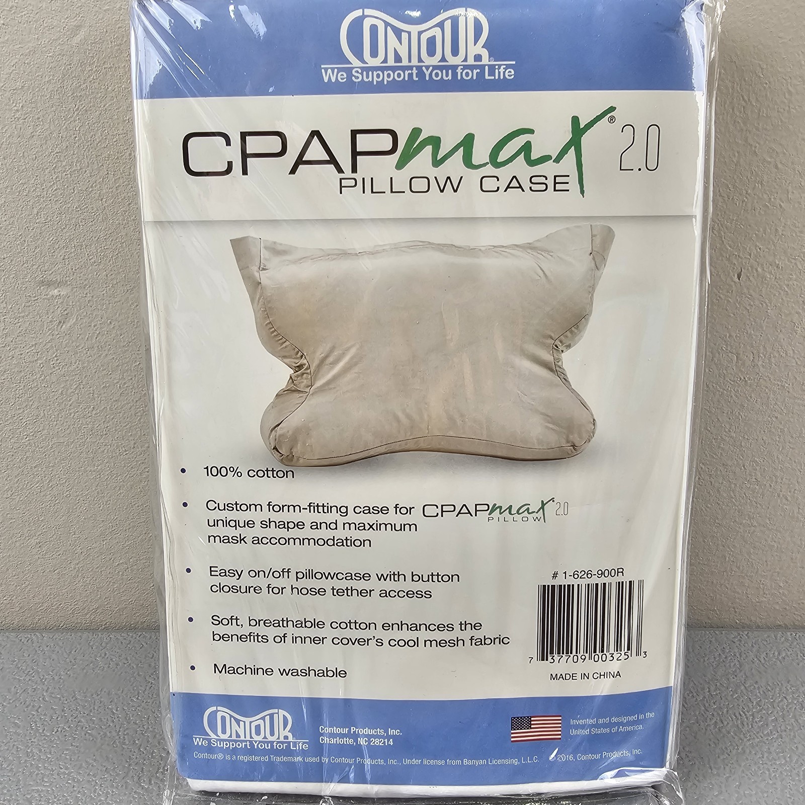Contour CPAP Max 2.0 Pillow Case White #1-626-900R Pillowcase NEW ...