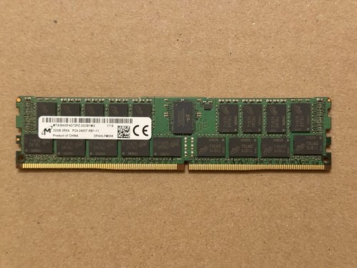 Micron 32GB DDR4 2400MHz RDIMM ECC REG Server Ram Memory MTA36ASF4G72PZ ...