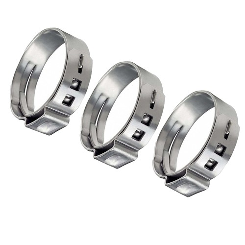 3/4" PEX Cinch Clamp Rings Stainless Steel Pipe Clips for Sealing ...