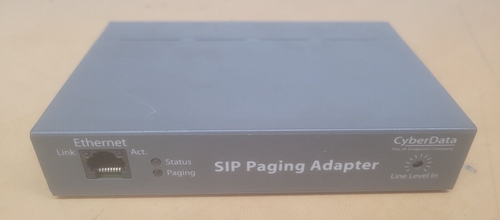 CyberData SIP Paging Adapter 011233B / 021508A | eBay
