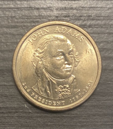 *VINTAGE* RARE JOHN ADAMS 1797-1801 2007 D ONE DOLLAR COIN E PLURIBUS ...