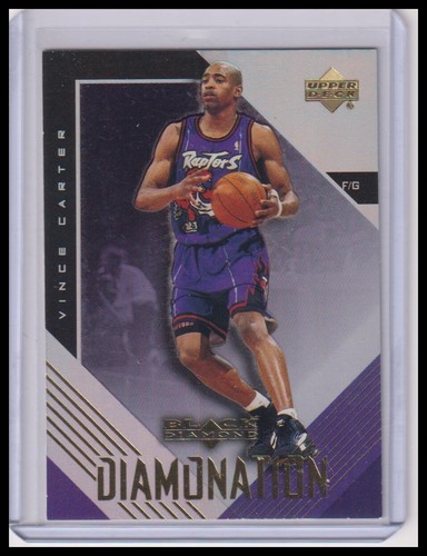 1999-00 Upper Deck Black Diamond Vince Carter #D1 Diamonation Toronto ...