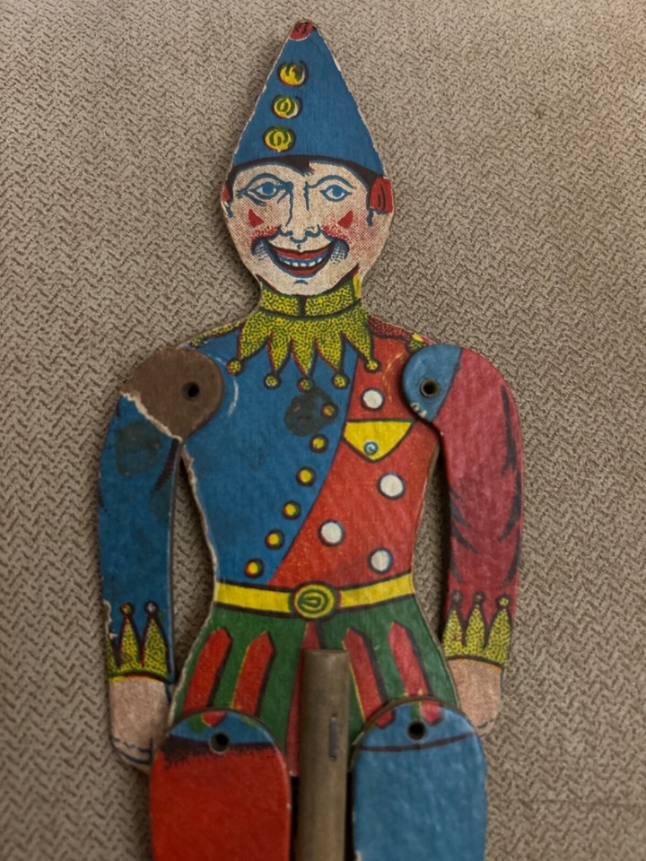 Antique Jester German Toy Jumping Jack Unusual | eBay