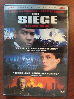 The Siege (DVD, 2001, Enhanced WS) 2001092. Bruce Willis, Annette ...