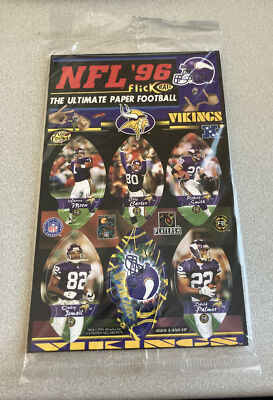 1996 NFL Flick Ball The Ultimate Paper Football Minnesota Vikings | eBay