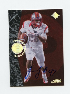 2013 SP AUTHENTIC PREMIER PROSPECTS AUTOGRAPH AUTO #22 JAWAN JAMISON ...