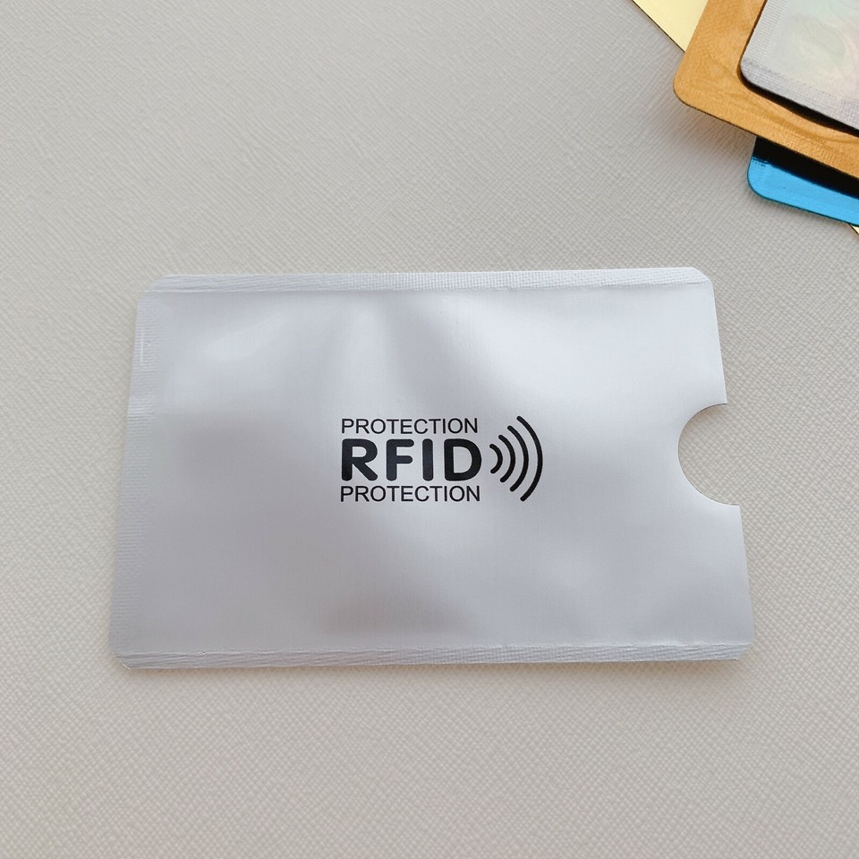 10 newest tech RFID blocking sleeves quick pass credit card protector ...