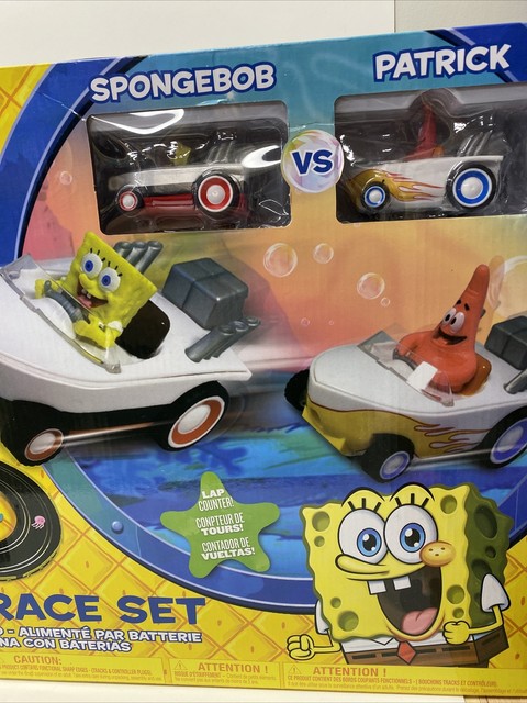 Spongebob Squarepants Super Race Slot Car Set NKOK Nickelodeon #2531 ...