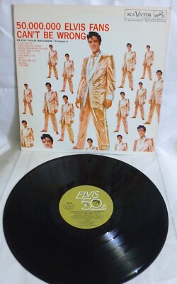 50,000,000 Elvis Fans Can't Be Wrong Elvis Gold Records Vol 2 Rare Gold ...