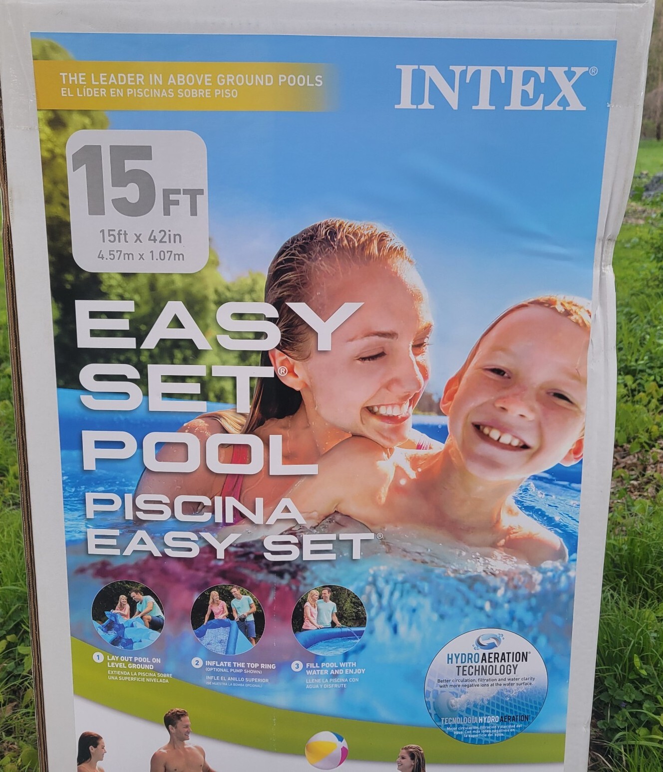 Intex 26167EH 15' x 4' Easy Set Swimming Pool Set - Blue for sale ...