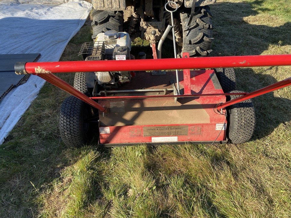 Scarifier / Rotary Rake 5.5hp Honda 30 Inch Tow Behind Quad / Ride On ...