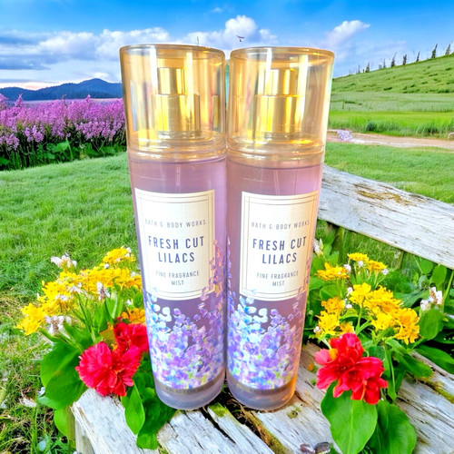 BATH & BODY WORKS FRESH CUT LILACS FINE FRAGRANCE MIST X2 2 PC SET BODY SPRAY | eBay