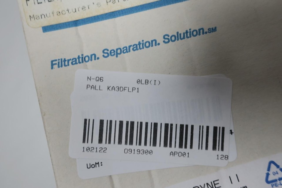 Pall KA3DFLP1 Kleenpack Fluorodyne Ii Dfl Membrane Capsule 0.2um ...