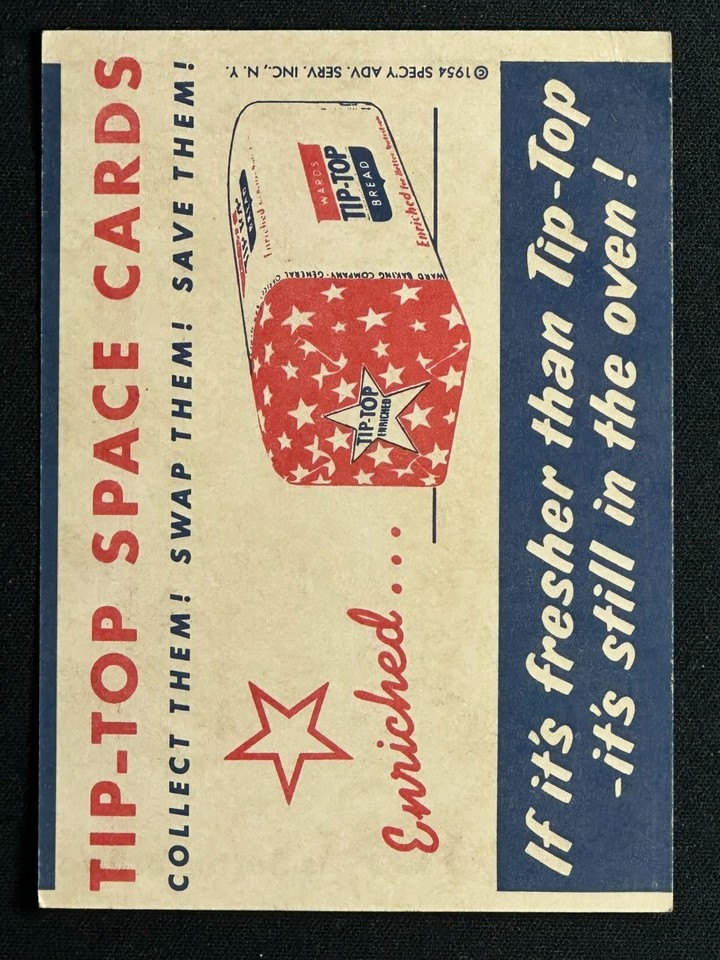 1954 Tip-Top Bread Space Cards Strato-Cruiser RARE VINTAGE | eBay