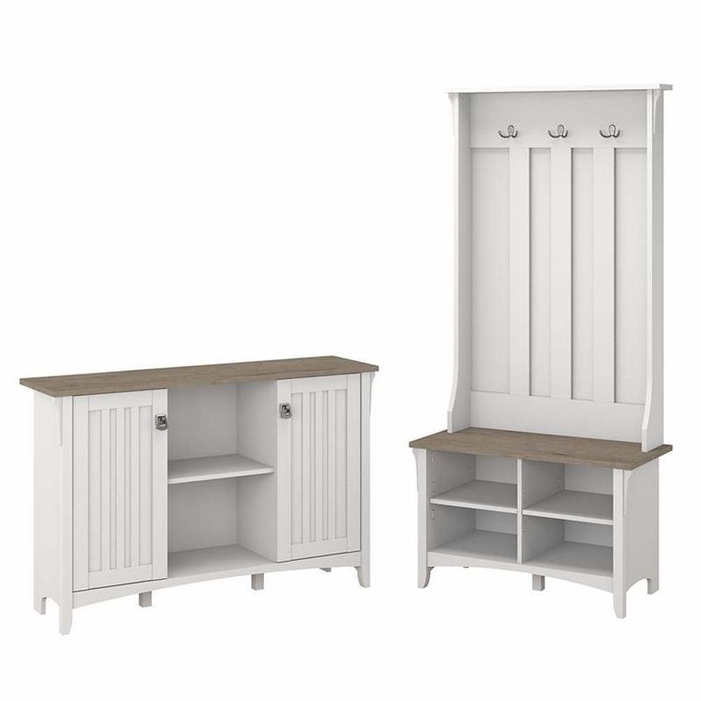 Hall Tree With Bench Pemberly Row Modern Farmhouse Hall Tree - White ...