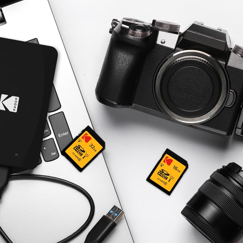 Kodak 32GB Premium Performance SD Memory Card Class 10 Full HD ...